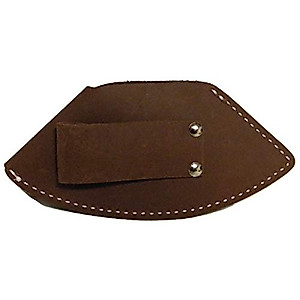 Genuine Leather Ulu Knife Quality Sheath Dark - For 6" Knife