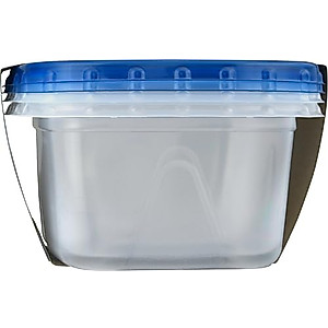 Ziploc Container with One Press Seal, Large Rectangle, 2 ct