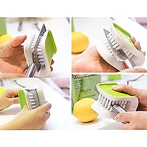 Blade Brush Knife Cleaner Chopsticks and Fork Cleaning Brush Cutlery Cleaner Utensil Bristle Scrubber Double Sided Spoon Knives Washing Brush