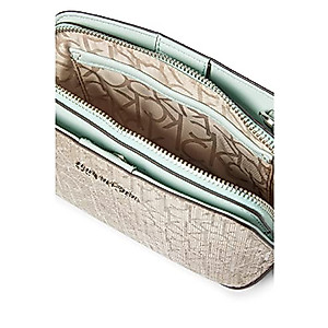 Calvin Klein Lucy Crossbody Mini Textured Almond/Taupe/Celedon PROCESSING PROCESSING
