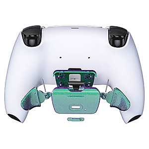 Chameleon Green Purple Replacement Redesigned K1 K2 Back Button Housing Shell for PS5 Controller eXtremerate Rise Remap Kit - Controller & Rise Remap Board NOT Included
