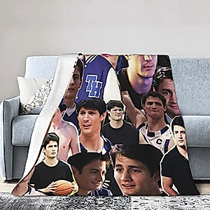 Blankets Nathan Scott Collage Soft and Comfortable Warm Fleece Throw Blankets Yoga Blankets Beach Blanket Picnic Blankets for Sofa Bed Camping Travel … (60"x50")