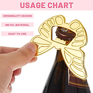 36 Packs Butterfly Bottle Opener Favors Bottle Opener Party Favors with Packaging Box for Wedding Bridal Shower Baby Shower Gifts Souvenirs Party Favor Supplies for Guests
