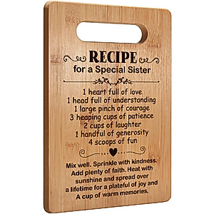 Sister Birthday Gifts from Sister, Best Friendship Gifts for Women, Sister Cutting Board, BFF Gifts, Best friend, Soul Sister, Sister Gifts for Women