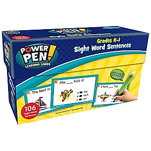 Teacher Created Resources Power Pen Learning Cards, Sight Word Sentences (6857)