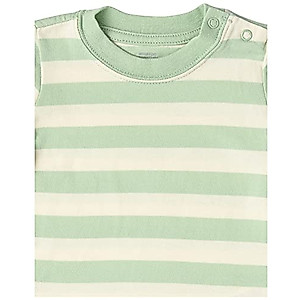 Amazon Essentials Baby Boys' Short-Sleeve Tee, Pack of 5, Ivory Forest, 18 Months