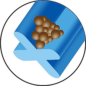 X-Broom- All Purpose Rubber Bristle Carpet Broom with Full-Length Squeegee to Remove Pet Hair, Dust, Dirt, Water