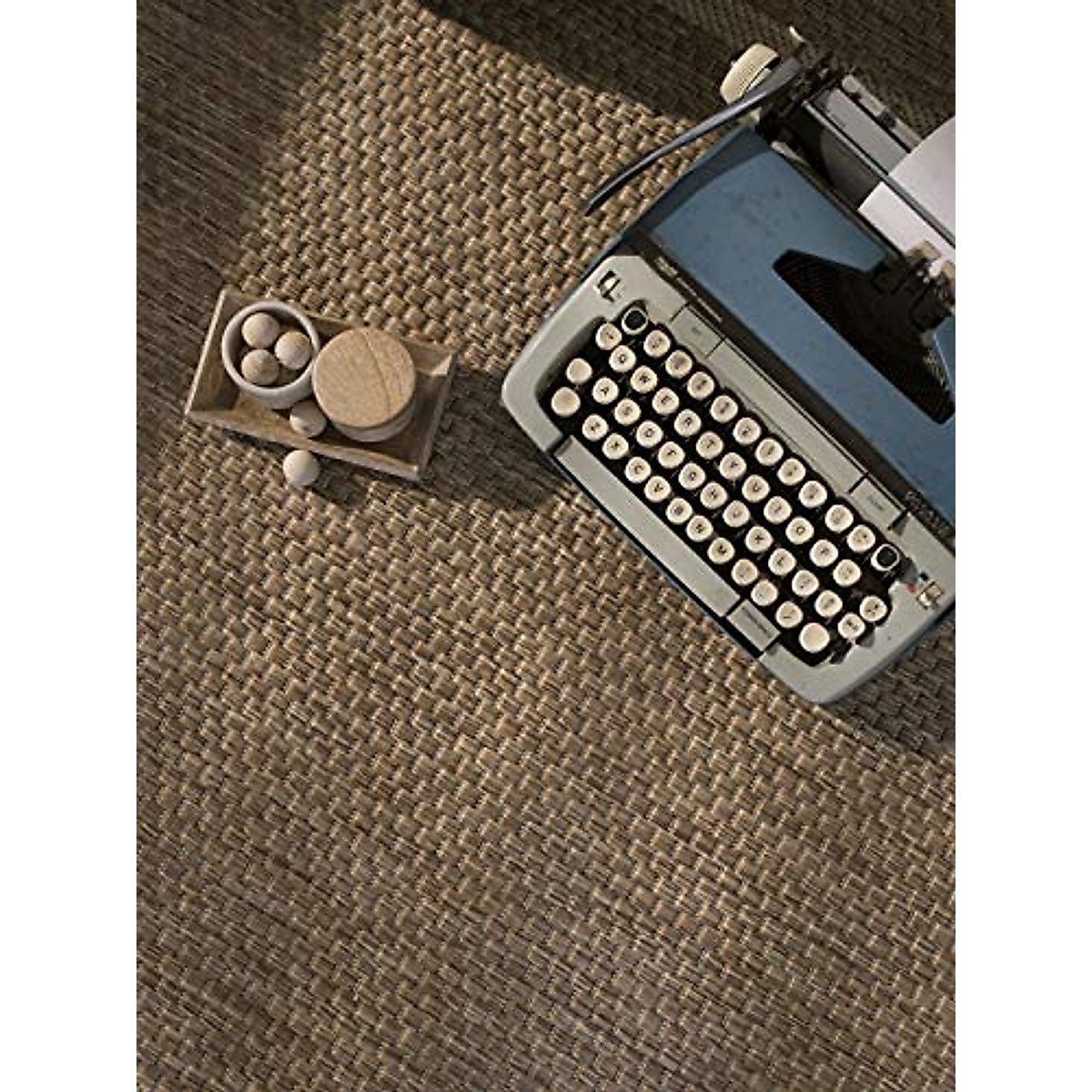 Furnish my Place Outdoor Collection Oriental Area Rug - 5 ft. 3 in. x 7 ft. 6 in. Neutral, Transitional Water Proof Rug for Living Room, Garden, Patio