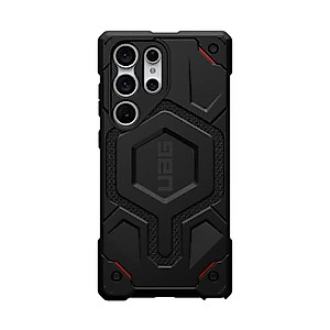 URBAN ARMOR GEAR UAG Designed for Samsung Galaxy S23 Ultra Case 6.8" Monarch Pro Kevlar Black - Premium Rugged Heavy Duty Shockproof Protective Cover Compatible with Magnetic Charging