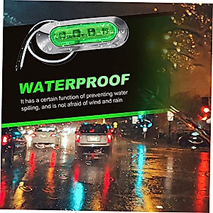 Mikinona 4pcs Boat Trailer Kit Turning Light Trailer Side Light Signal Side Marker Light Abs Truck Green LED Truck Tail Truck Indicator Light