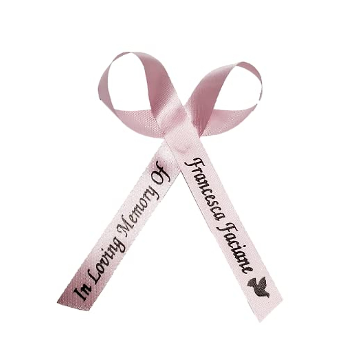 50 Personalized Ribbons Bridal Wedding Favor Baby shower Centerpieces, Photo Frames, Party, Invitations or Sprinkle - Custom Made
