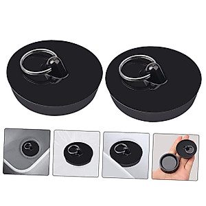 2 Pcs Plug Kitchen Supplies Suction Sink Stopper Bathtub Stopper Durable Stopper Bathroom Supplies Kitchen Accessories Shower Stopper Drain Stopper Premium Sink Stopper