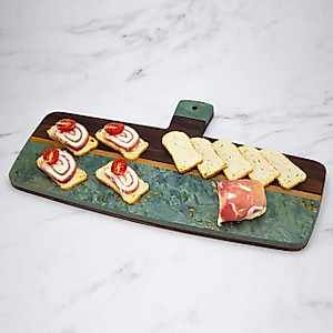 Totally Bamboo Rock & Branch Series Slate and Acacia Serving Paddle