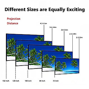 LLAMN Projector Screen Simple Anti-Light Curtains 16: 9 Portable Home 3D Digital Pojector Curtain Projection Screen ( Size : 72 inch )