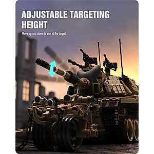 Nifeliz M60 MAGACH Main Battle Tank Building Kit, Collectible Model Army Tank for Teens and Adults(1753 Pieces)