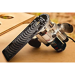 Jasper 280 Pro LTD ED Router Circle Cutter Jig 1.5 to 18.19-inch cutting with Centering Disc and Pivot Pins, Circle Guide Kit Fits Most Popular Compact Plunge Routers