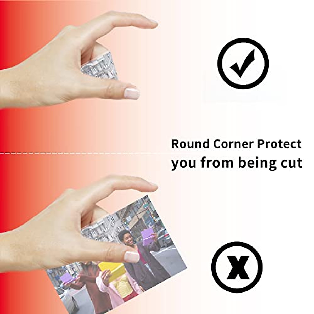 Hartwii 5mil Laminating Pouches 200Sheets Variety Pack Laminating Sheets Letter, Photo, Card, Notecard, ID Badge and Business Card Dry-Erase Friendly Sheets Crystal Clear Laminated Finish