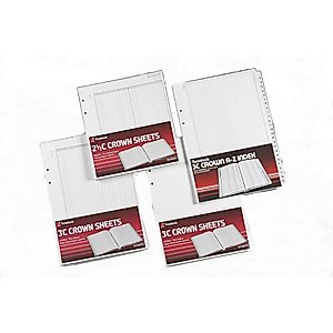 Rexel Twinlock Crown 2 ½ C Refill Sheets Double Cash Ledger (Pack of 100 Sheets)
