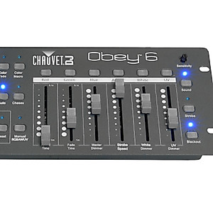 CHAUVET DJ Obey 6 Universal DMX-512 Compact Stage Light Controller