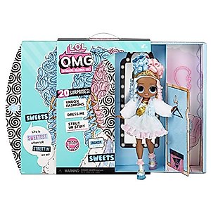 L.O.L. Surprise! OMG Sweets Fashion Doll - Dress Up Doll Set with 20 Surprises for Girls and Kids 4+, Multicolor