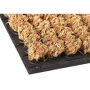 Envelor Home and Garden Coco Coir Cluster Outdoor Welcome Doormat 18 x 30 Inches Entrance Doormat