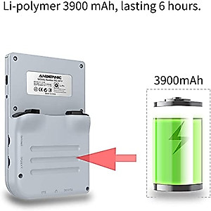 RG351V Handheld Game Console 3.5 Inch Portable Double TF 64G Card Handheld Retro Video Game Built in WiFi Game Console U.S. Seller!!! (Anbernic RG351V Gray)