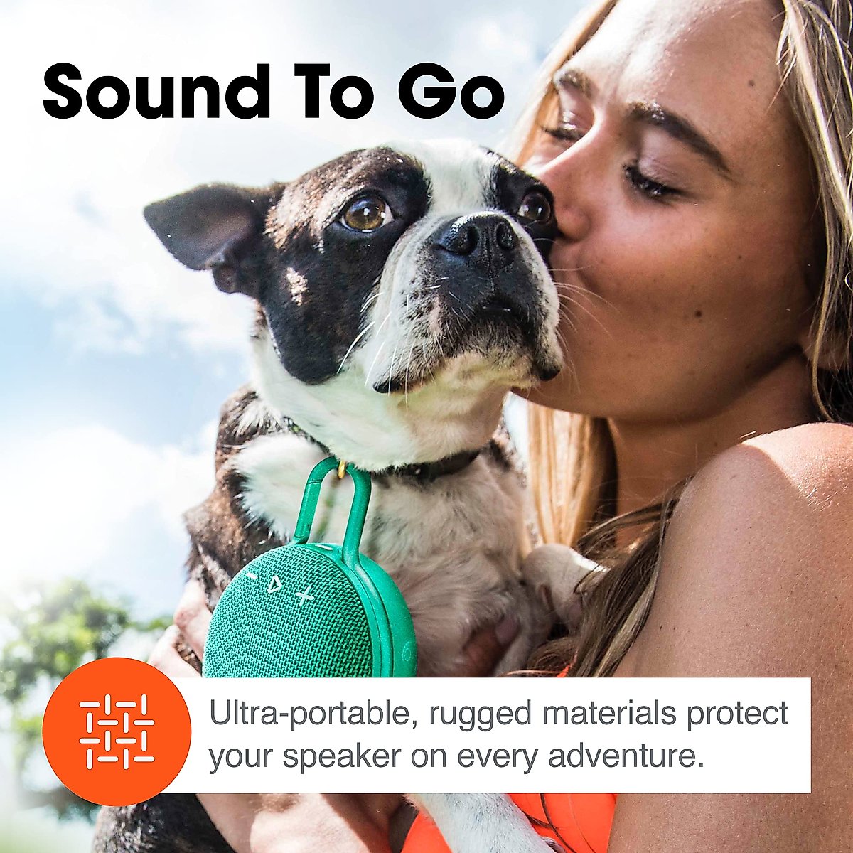 JBL Clip 3, Camouflage - Waterproof, Durable & Portable Bluetooth Speaker - Up to 10 Hours of Play - Includes Noise-Cancelling Speakerphone & Wireless Streaming