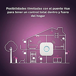 PHILIPS Hue Go White and Color Portable Dimmable LED Smart Light Table Lamp (Requires Hue Hub, Works with Alexa, HomeKit and Google Assistant), White
