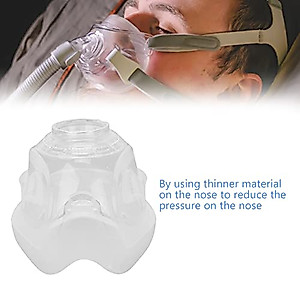 Resmed Mirage Fx Nasal Mask Frame System with Cushion, Wear Gel Nasal Cushion Fit for ResMed Mirage FX Nasal Guard(Standard)