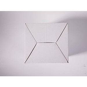 MoKo Sunglasses Organizer with 5 Slots, Foldable Travel Glasses Storage Case Holder Eyewear Display Box, White