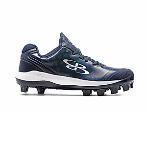 Boombah Women's Dart Clandestine Molded Cleat Navy/Royal Blue - Size 9