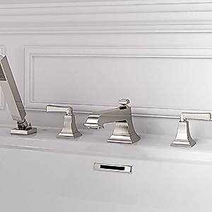 American Standard T455901.013 Town Square S Roman Tub Faucet with Personal Shower, Polished Nickel