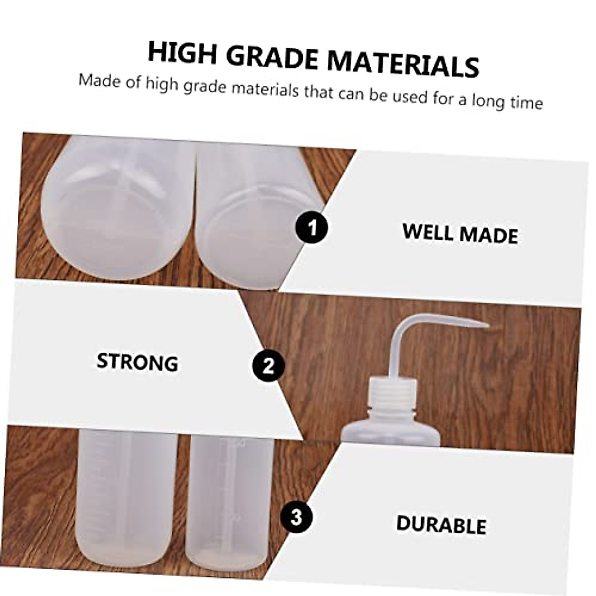 Yardwe 6 Pcs Watering Can Plastic Watering Can Water Spray Bottle for Plants Plastic Squirt Bottles for Liquids Squeeze Bottles for Liquids Water Squeeze Bottle Plastic Wash Scale Bottle