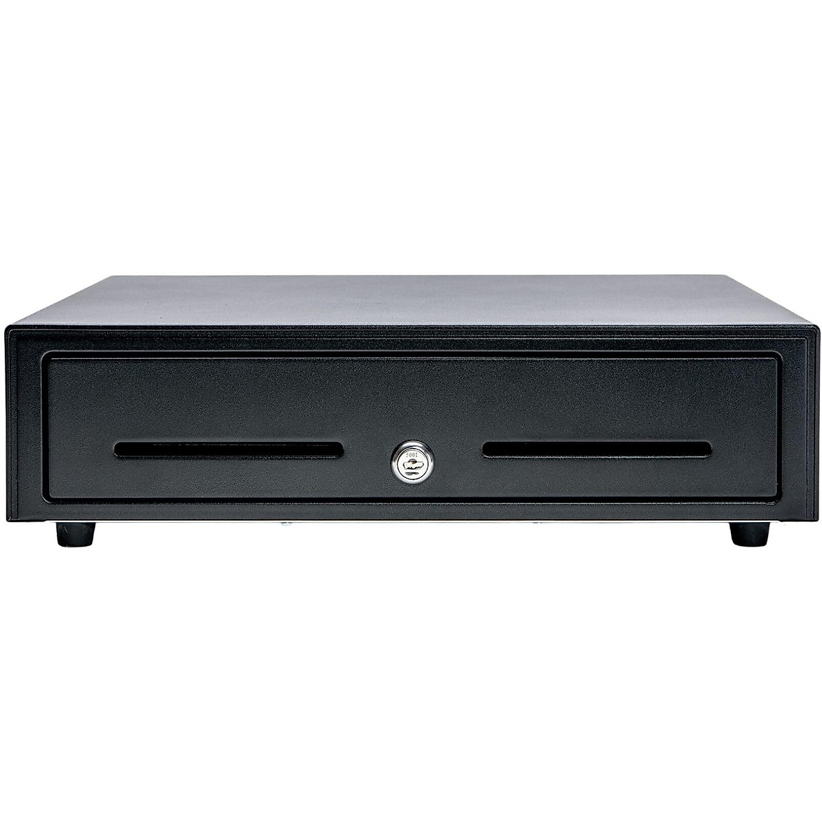 Star Micronics CD3-1616 5 Bill / 8 Coin Value Series Cash Drawer with 2 Media Slots and Included Cable (16" x 16") - Black