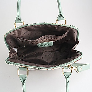 Signare Tapestry Hand & Shoulder Bag for Women |Fashionable Cross Body bag Purses for Woman |Satchel Bag for Women Girls Teen with Alice in Wonderland Design | CONV-ALICE