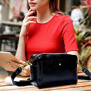 NC Leather Wristlet Clutch Wallet Purses Small Crossbody Bags for Women The Transport Camera Bag