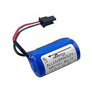 PULADU Original 1756‒BA2 for Allen‒Bradley AB 94811501 1756‒L1 PLC Control Battery Nexergy 3V Lithium Battery
