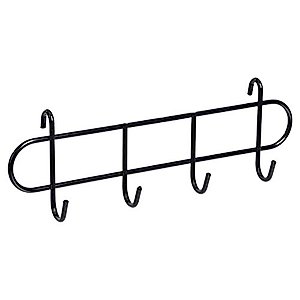 Amazon Basics Hook Rack for Wall Grid Panel, Black