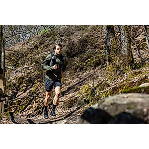 Salomon Men's ALPHACROSS 5 Trail Running Shoes for Men, Black / Black / Ebony, 12