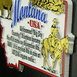 Kentucky Information State Magnet by Classic Magnets, 4.1" x 2.1", Collectible Souvenirs Made in The USA