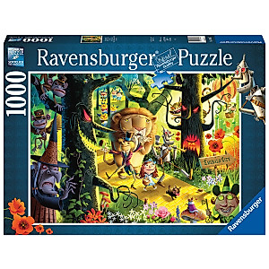 Ravensburger Lions, Tigers & Bears, Oh My! | 1000 Piece Jigsaw Puzzle for Adults | Unique Softclick Technology | Vibrant and Glare-Free Imagery | Crafted with Sustainability in Mind