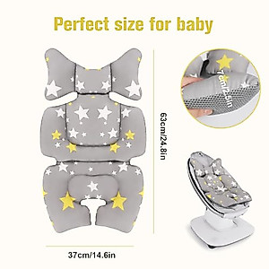 AIPINQI Head and Body Support Pillow with Neck Support for Toddler,Suitable for Baby Car Seat and Strollers(over 1 years),Star