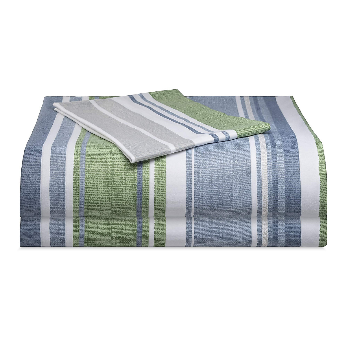 XLNT Twin Size Bedding | Duvet Cover | 3 Piece Set | Comforter Cover | Bed Sheet | Pillow Cover | Soft Cotton Blend | Machine Washable | Designed | Riptide Blue Green