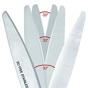 Plus Fit Cut Curve Scissors, Large, Black (35062)