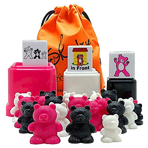 Skoolzy Rainbow Counting Bears - Size Matching Bear Cups