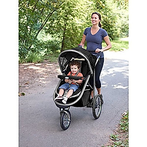 Graco Fastaction Fold Jogger Click Connect Stroller, Gotham