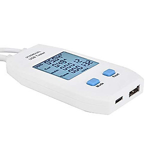 (UT658 Dual) USB Detector Digital Voltmeter Ammeter Power Capacity Voltage Current Meter Used to Inspect USB Chargers, Portable Power Sources
