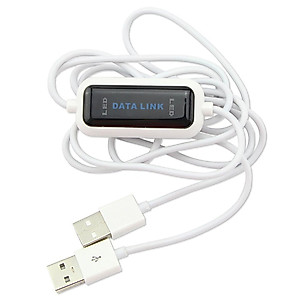 Soke-Six USB 2.0 High Speed Laptop USB to USB PC Data File Transfer Cable Link Direct Copy Between 2 Computers for XP,Vista,Windows7,8 (32/64 bit),win10