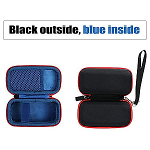 co2CREA Hard Travel Case Replacement for Bosch GLM 50 C/GLM 40 / GLM 165-10 / GLM 165-40 Enabled 165’ Distance Measure (Black Case + Inside Blue + Red Zipper)