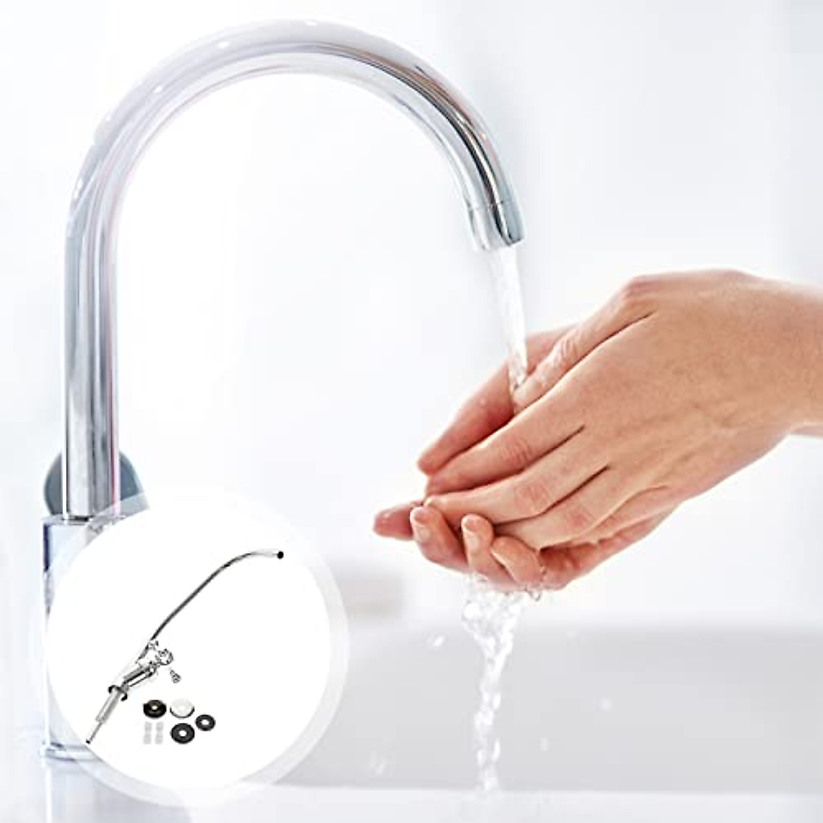 SOLUSTRE Faucet Taps Water Spigot Filtration Systems Tap Water Tap Stainless Steel Water Dispenser